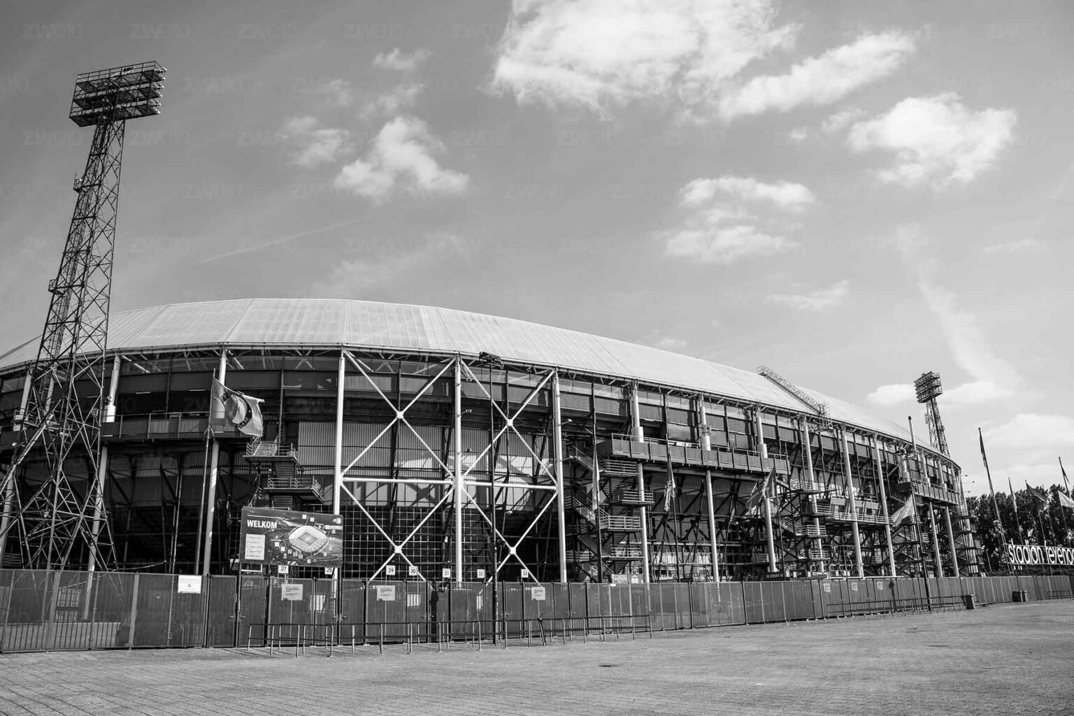 Welkom - Stadion Feyenoord - De Kuip - Fotobehang Feyenoord